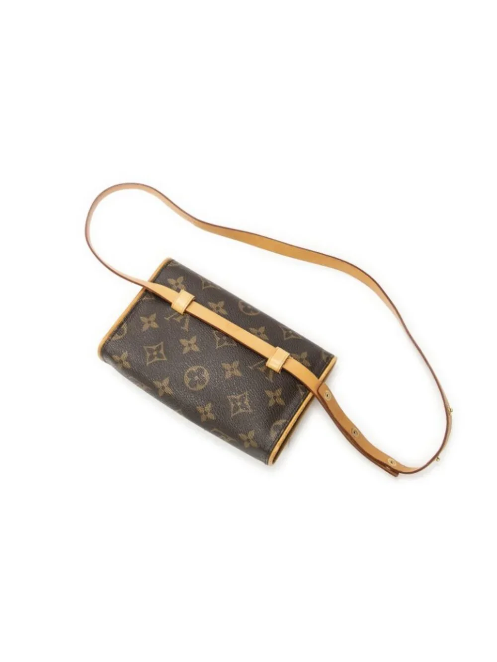 Louis Vuitton | Bags | Louis Vuitton Pochette Florentine Brown Monogram ...